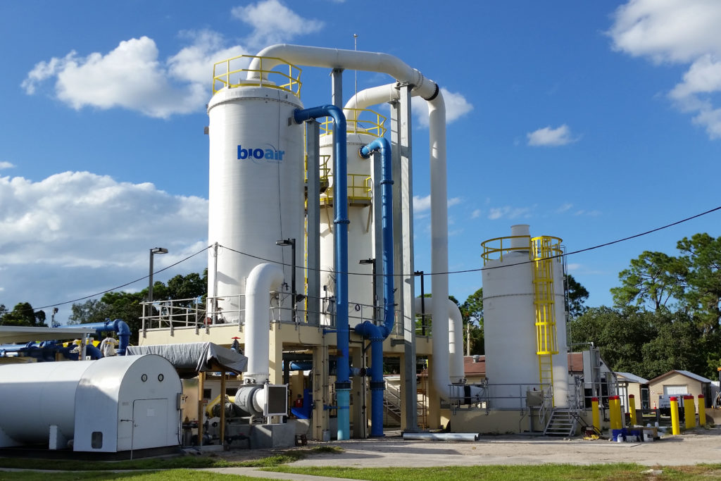Applying biotrickling filter technology to treat off-gas H2S from ...